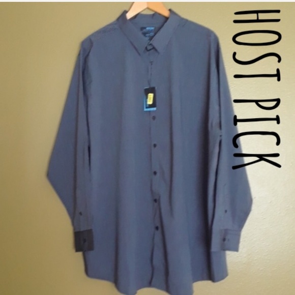 Murano | Shirts | Bigtall Mens Murano Black Dress Shirt Nwt Size 4xt ...